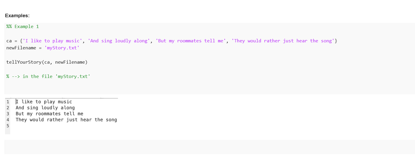Solved tellYourStory O solutions submitted (max: 7) Function | Chegg.com
