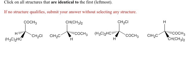 Solved Click on all structures that are identical to the | Chegg.com