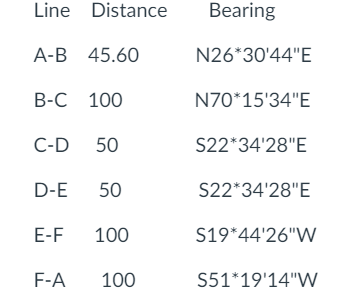 Solved USING THE DISTANCES AND BEARINGS BELOW ADJUST THE | Chegg.com