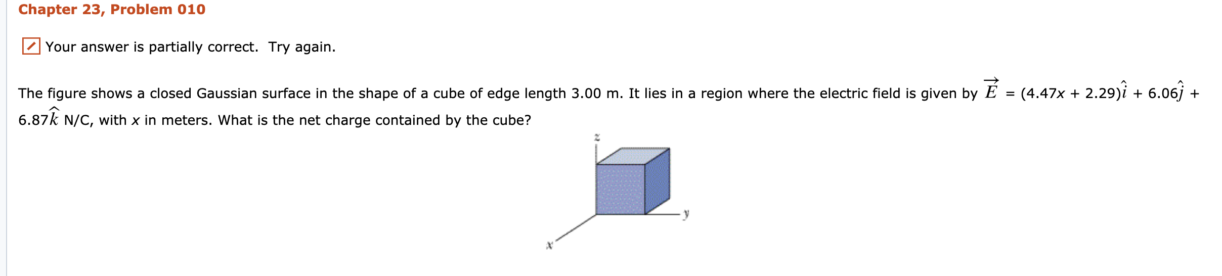 Solved The figure shows a closed Gaussian surface in the | Chegg.com