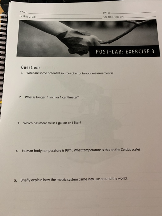 r... DATE:62b NAME DATE: INSTRUCTOR; SECTION/GROUP: | Chegg.com