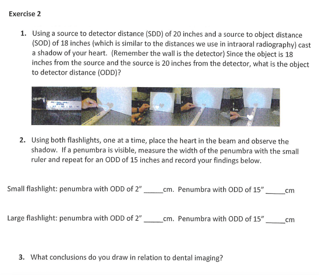 Solved 1. Using a source to detector distance (SDD) of 20 | Chegg.com