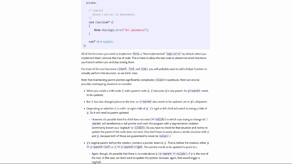 Solved In this assignment you're going to implement splay | Chegg.com