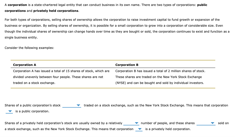 solved-a-corporation-is-a-state-chartered-legal-entity-that-chegg