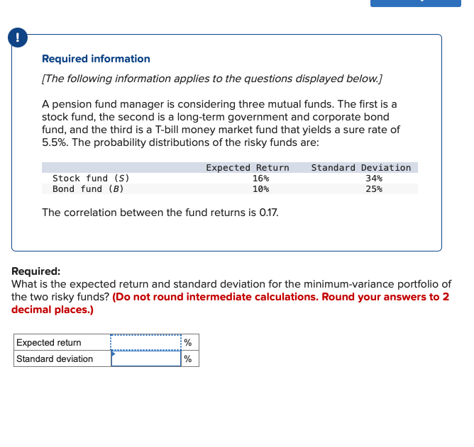 Solved Required information [The following information | Chegg.com