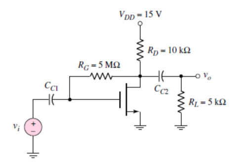 Solved The transistor in the circuit on the side works in | Chegg.com