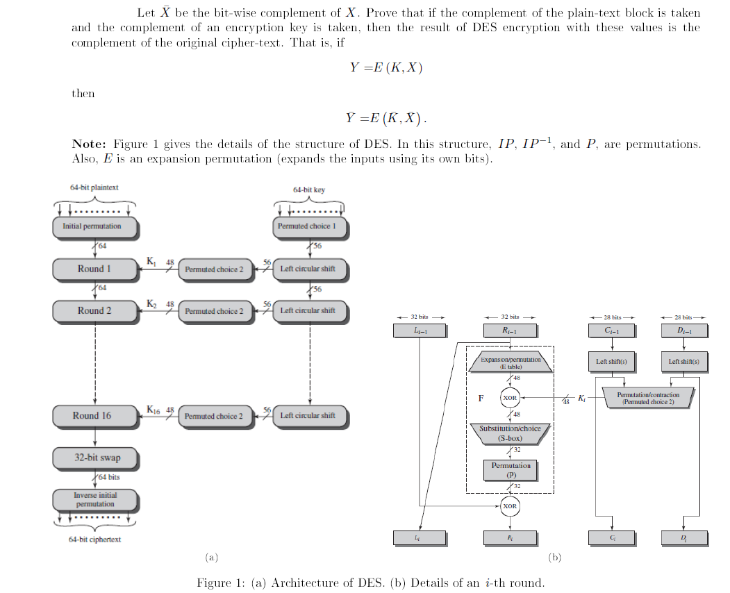 Solved Let X Be The Bit Wise Complement Of X Prove That If 8859