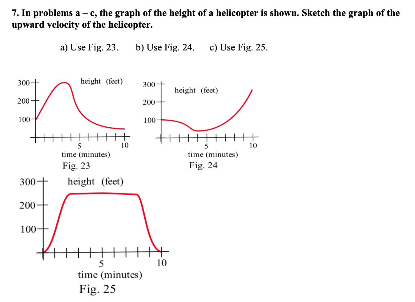Solved 7. In problems a - c, the graph of the height of a | Chegg.com
