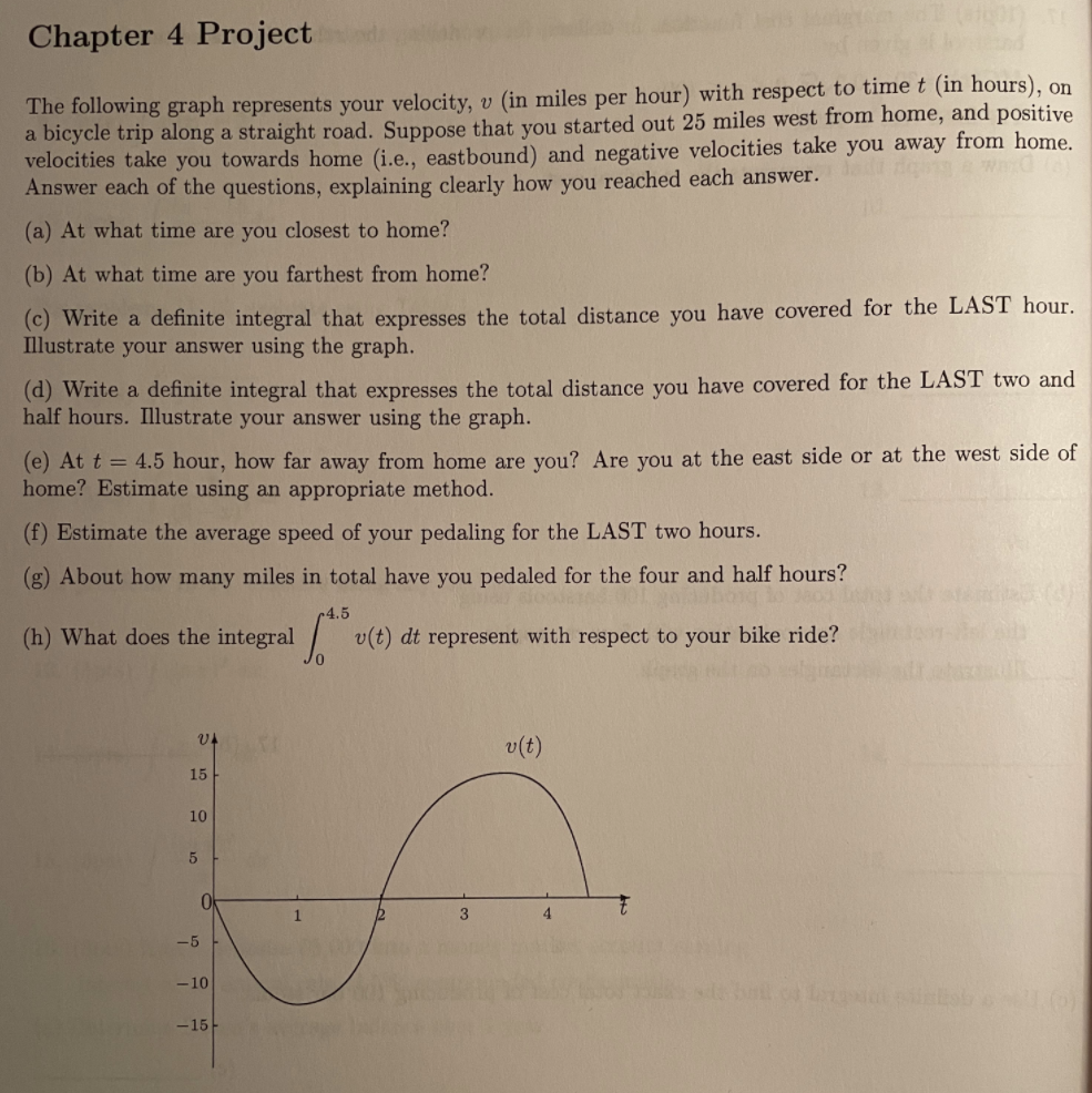 Solved Chapter 4 Project The following graph represents your | Chegg.com