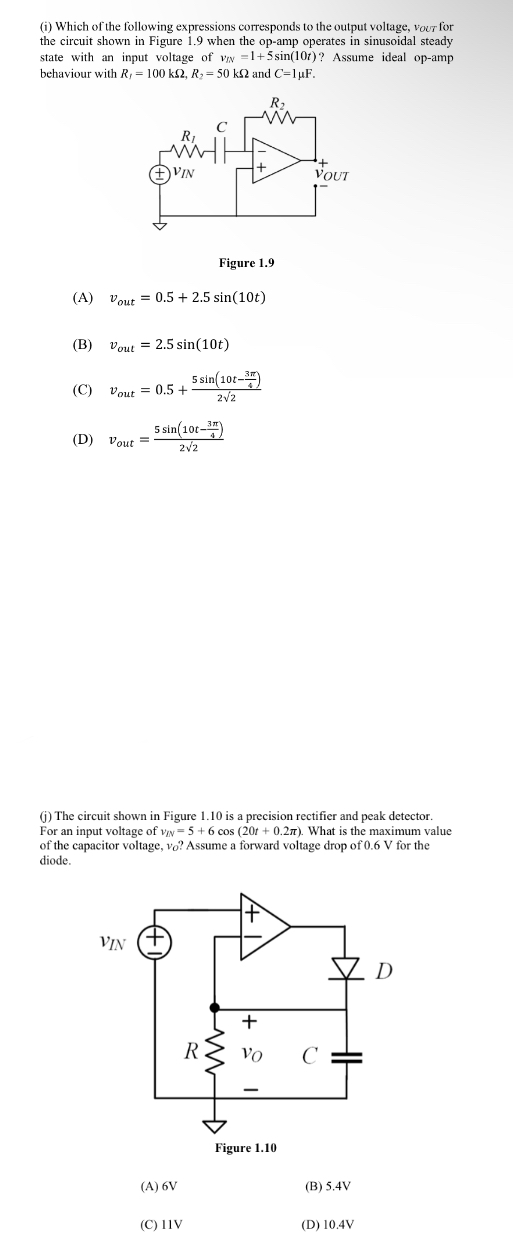 Solved (i) ﻿Which of ﻿the following expressions corresponds | Chegg.com