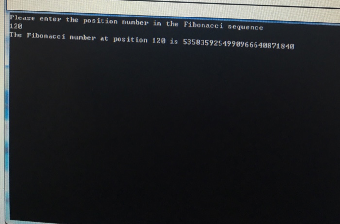 Solved Write a Fibonacci number generator using stacks in | Chegg.com