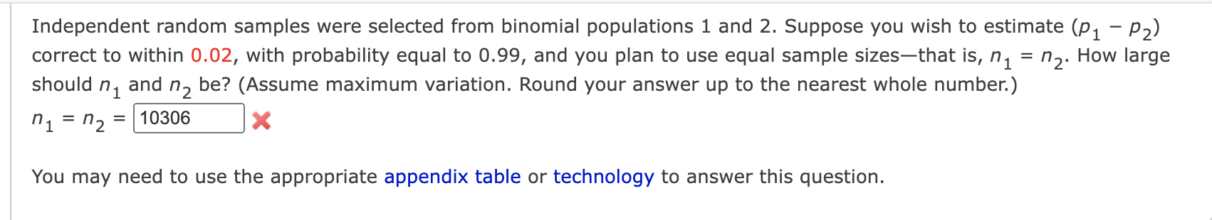 Solved Independent random samples were selected from | Chegg.com