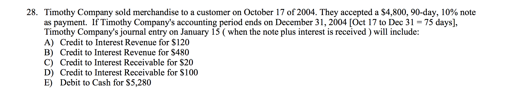 Solved 28. Timothy Company sold merchandise to a customer on | Chegg.com