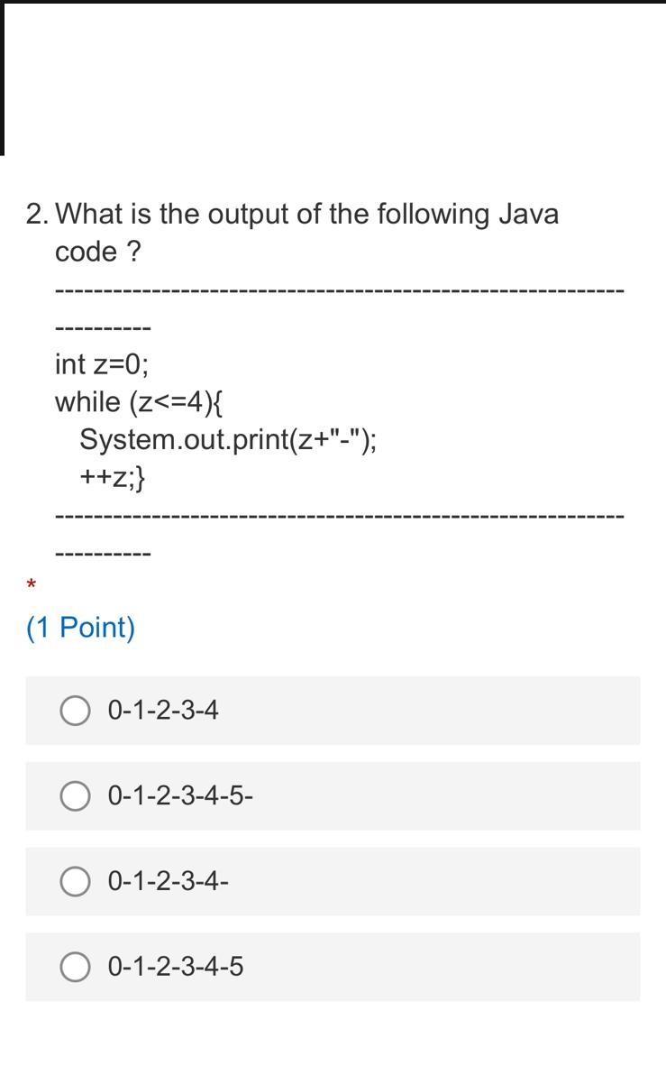 Solved 1. What is the final value of variable m in the | Chegg.com