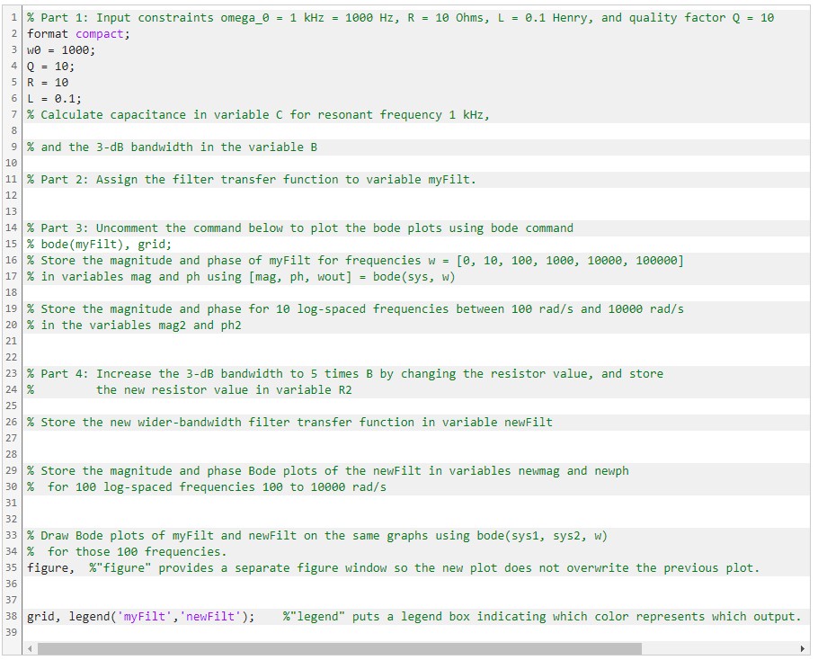 Solved ```% ﻿Part 1: Input constraints | Chegg.com