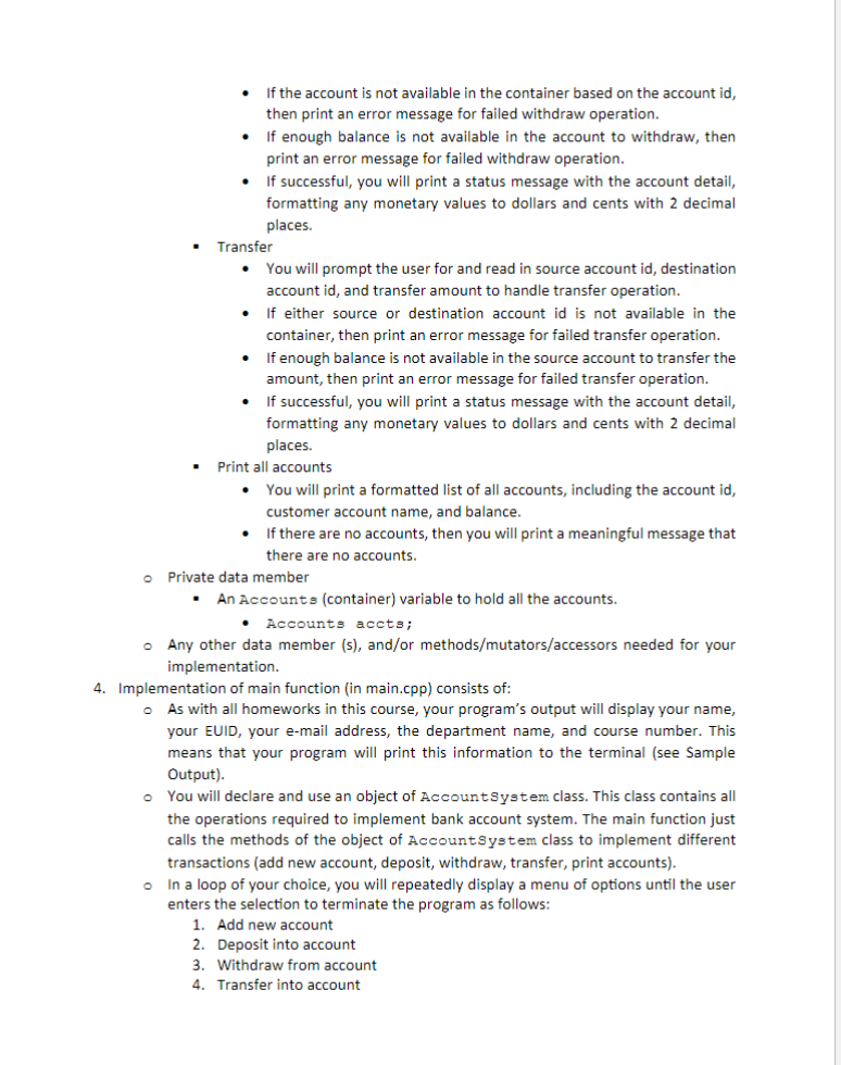 Solved Problem Statement: In this homework, you will write a | Chegg.com