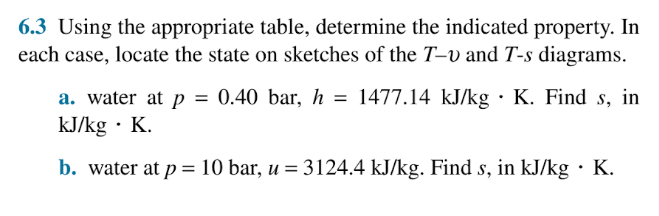 Solved Using the appropriate table, determine the indicated | Chegg.com