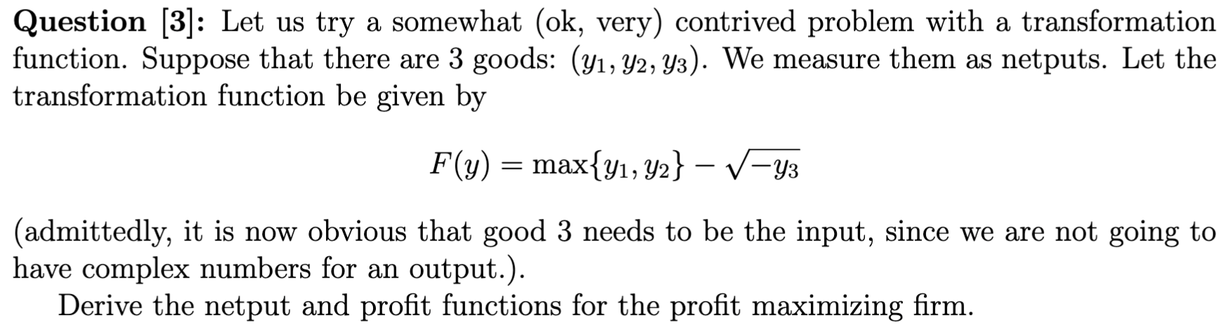 Solved Question [3]: Let us try a somewhat (ok, very) | Chegg.com