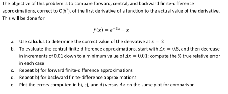 Solved The objective of this problem is to compare forward, | Chegg.com