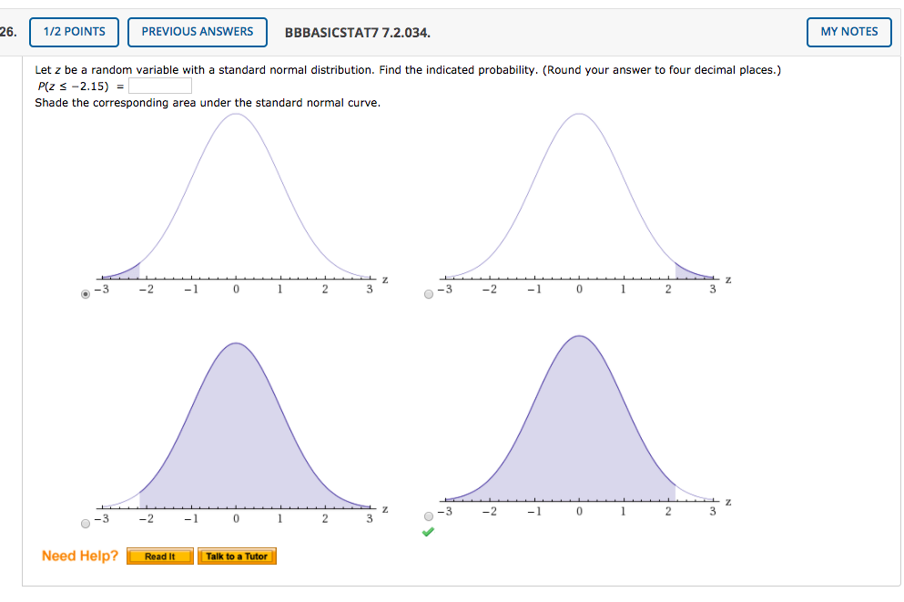 Solved 26. 1/2 POINTS PREVIOUS ANSWERS BBBASICSTAT7 7.2.034. | Chegg.com