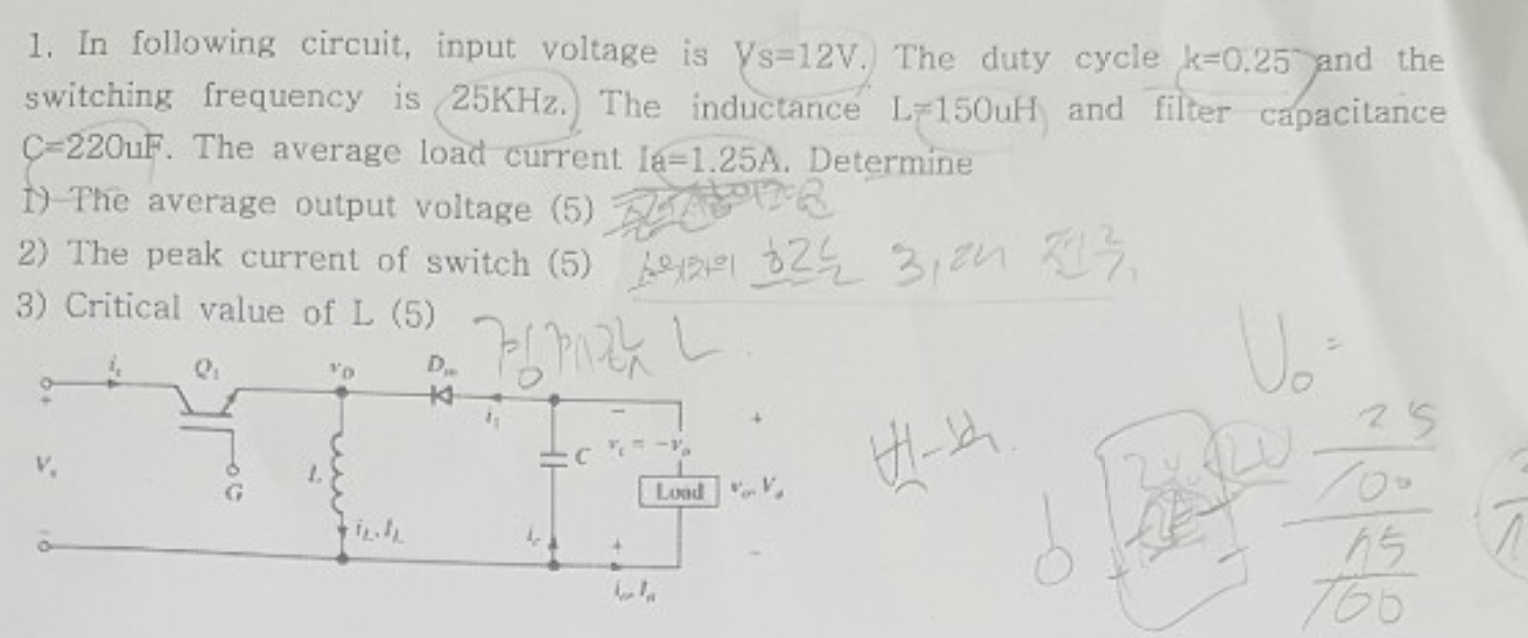 Solved 1. In following circuit , input voltage is Ys=12V. | Chegg.com