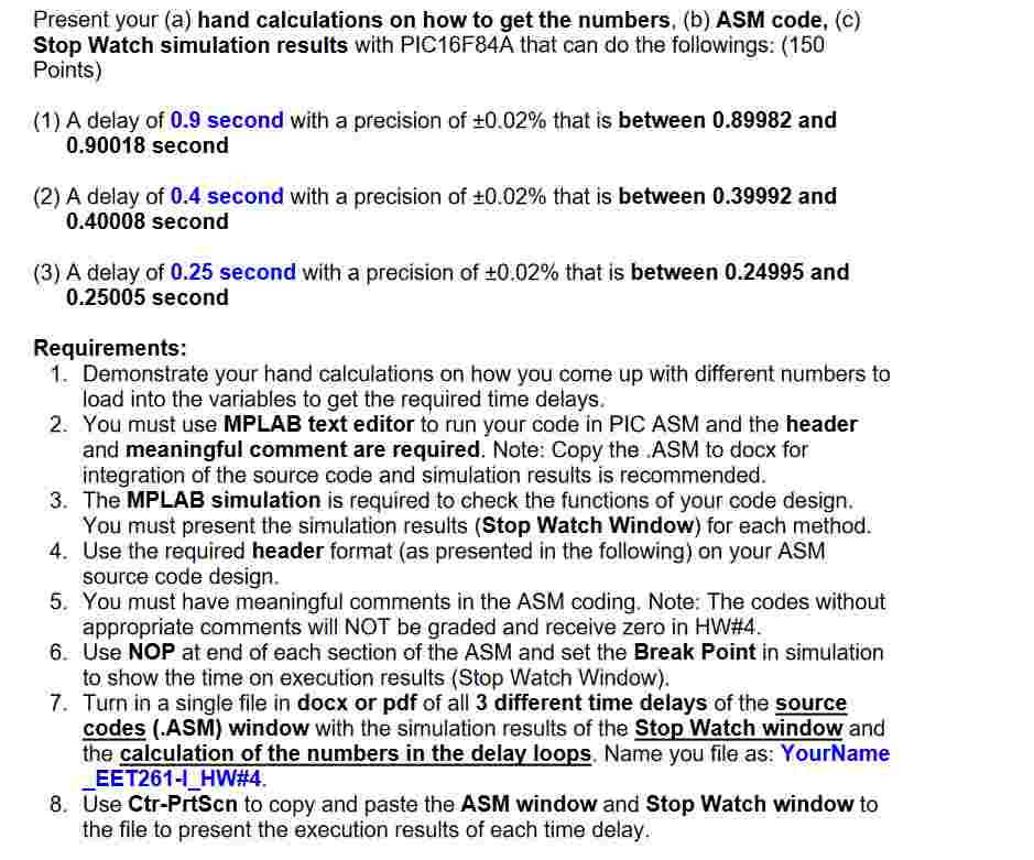 Solved Present your (a) ﻿hand calculations on how to get the | Chegg.com