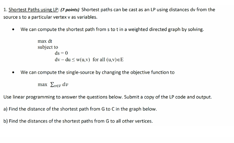 Solved Using Lindo, I want to know the code to find the | Chegg.com