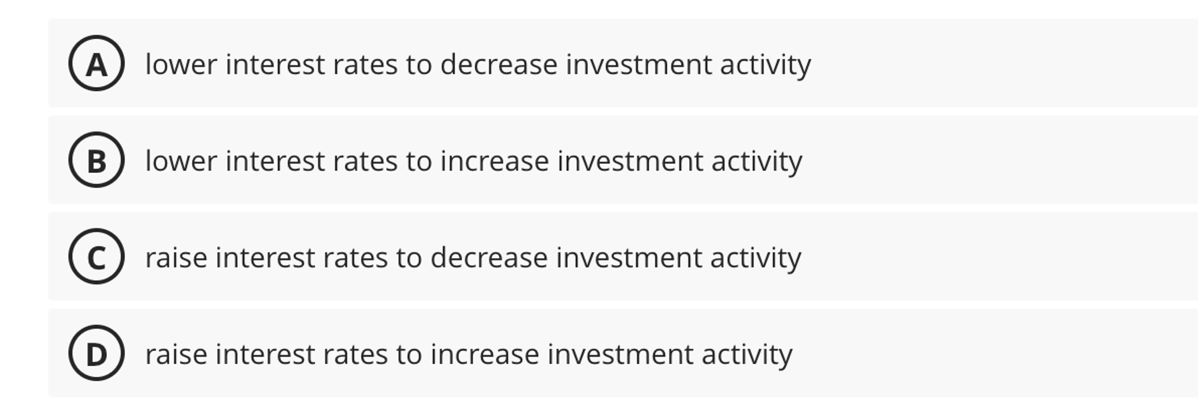 Solved The economy is producing at potential and thereal | Chegg.com