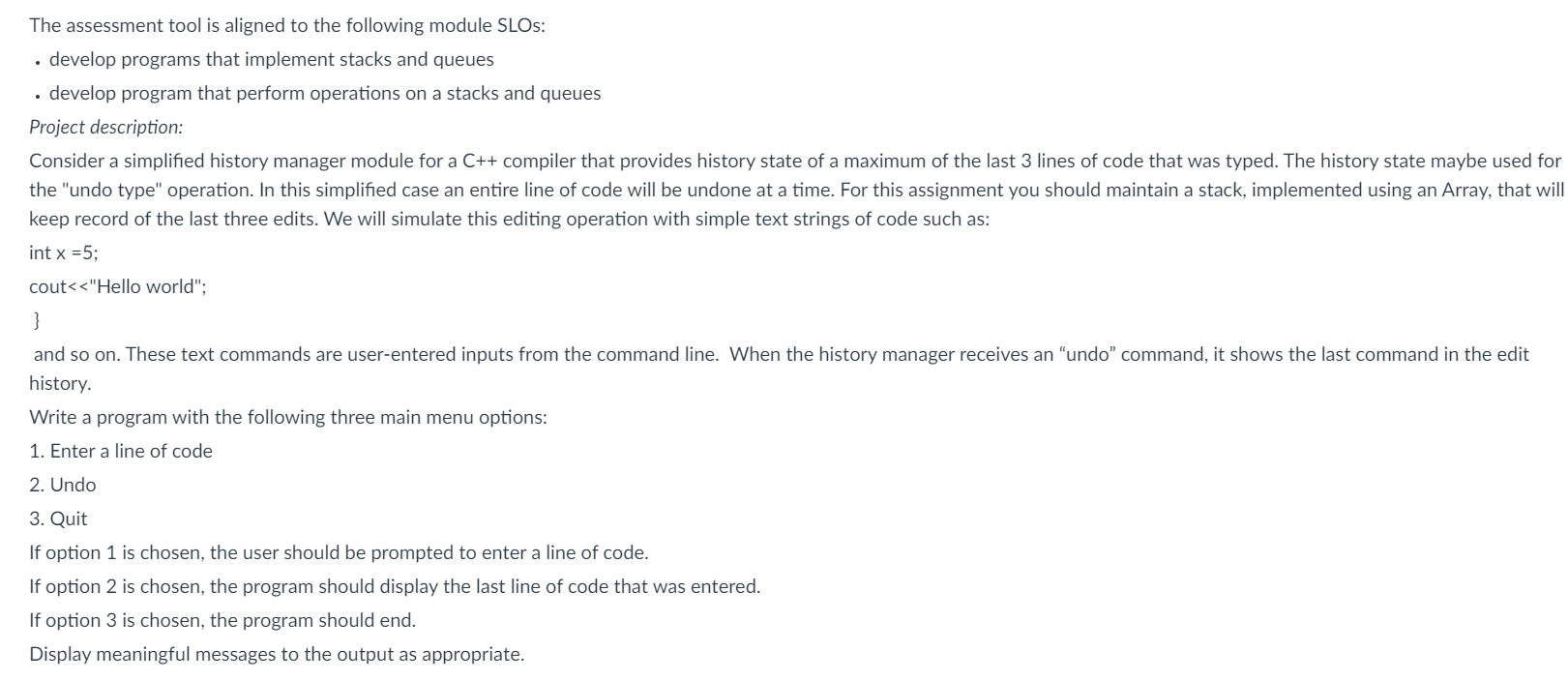 Solved The assessment tool is aligned to the following | Chegg.com