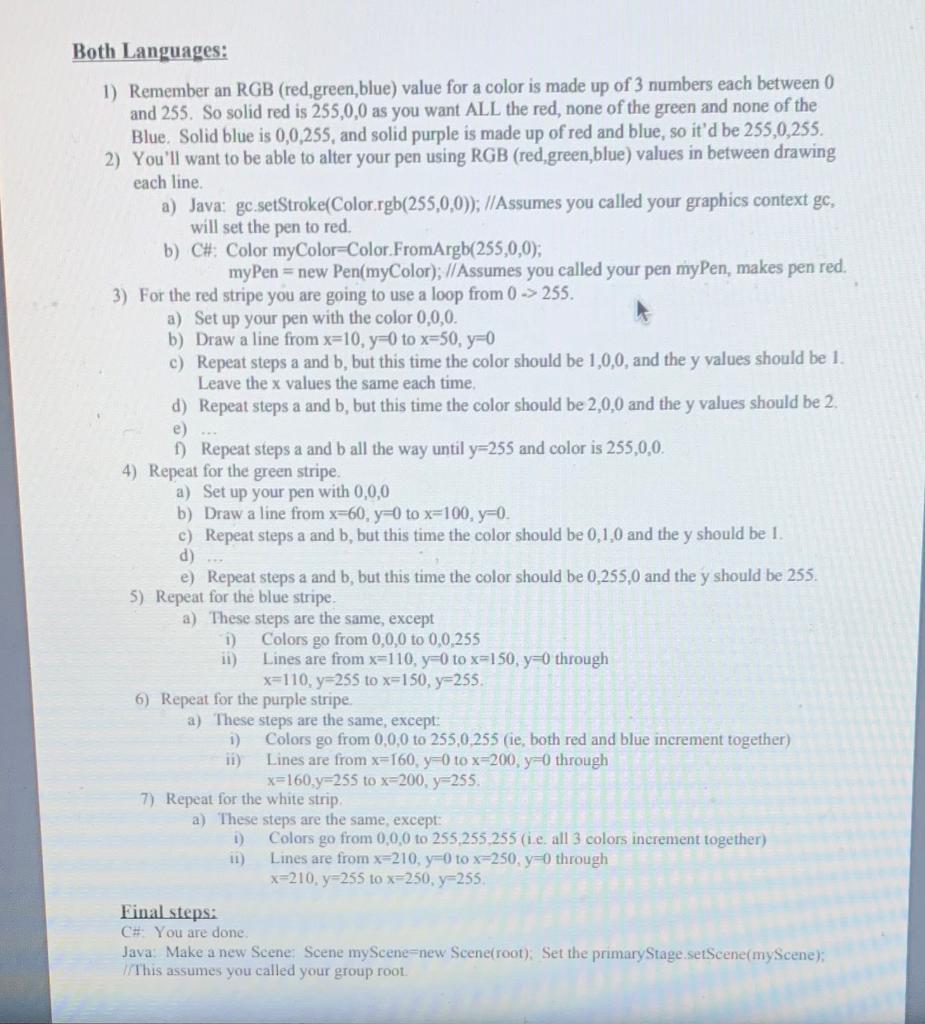Solved CSE1322L Assignment 7 Concept Summary: 1. Graphics | Chegg.com