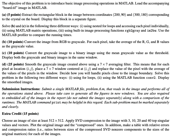 Solved A= A = [ 1 = This assignment constitutes 10% of the | Chegg.com