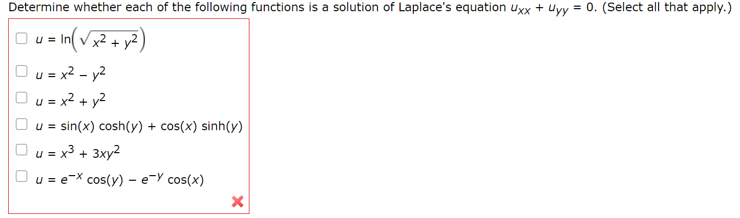 Solved Determine Whether Each Of The Following Functions Is