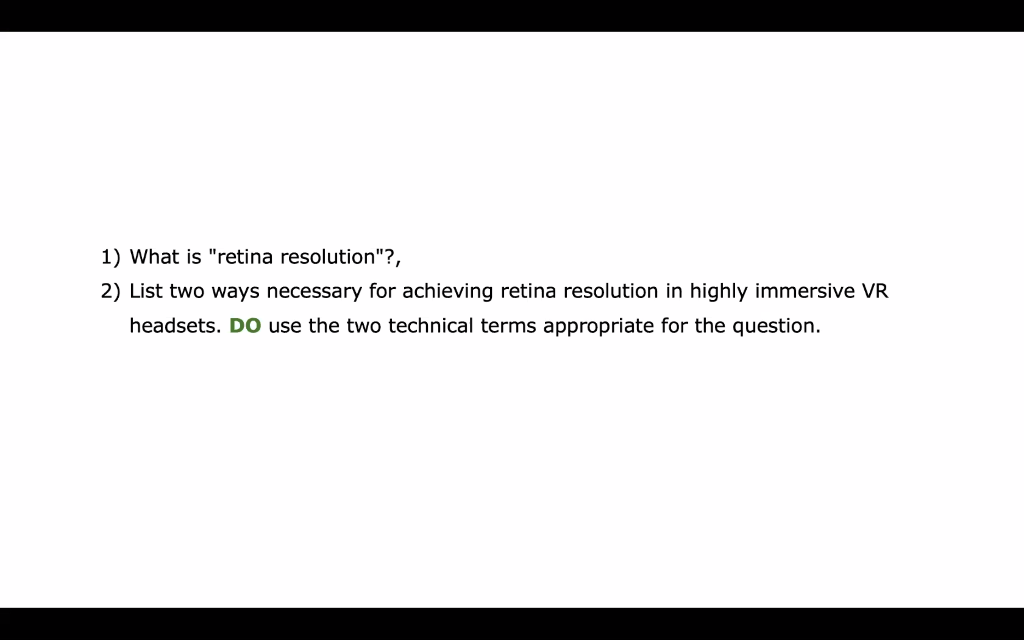 Solved 1) What is "retina resolution"?, 2) List two ways | Chegg.com