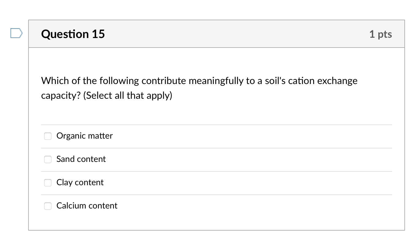 Solved Question 15 1 pts Which of the following contribute | Chegg.com