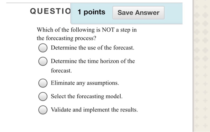 Solved QUESTIO 1 points Save Answer Which of the following | Chegg.com