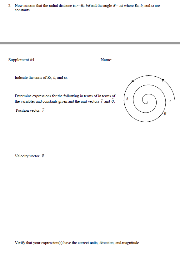 Solved 1. Consider first clockwise circular motion at | Chegg.com