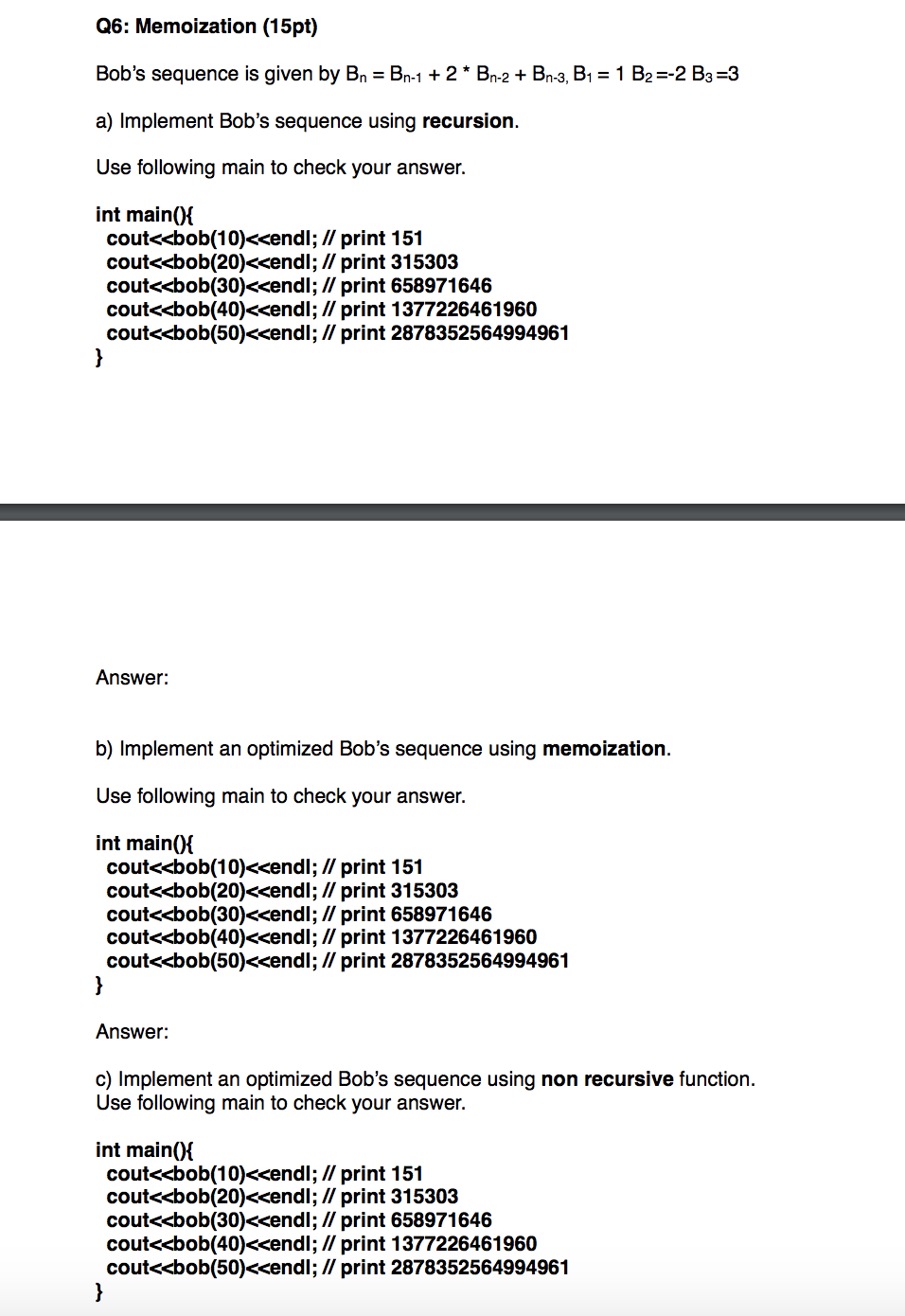 Solved Q1: Create a class named Object. (15pt) 1. Dynamic | Chegg.com