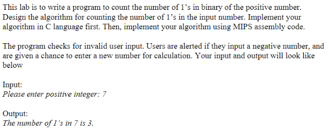 Solved Do the following in C Code and in MIPS Assembly | Chegg.com