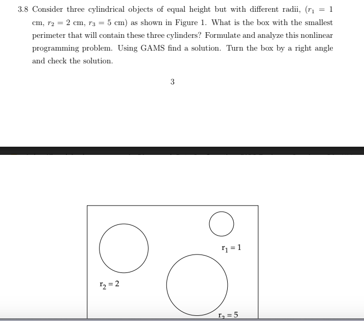 3.8 Consider three cylindrical objects of equal | Chegg.com