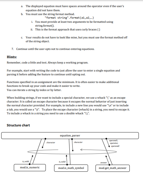 Solved Assignment Week 9 Equation Parser Application In 