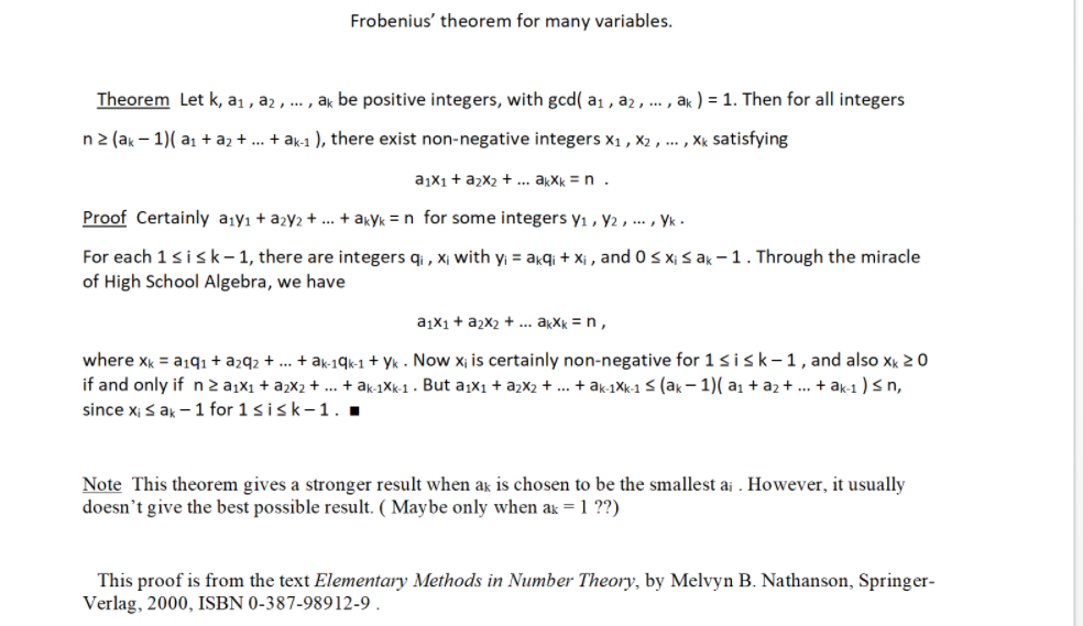 5) Prove that in the proof of the Frobenius theorem | Chegg.com