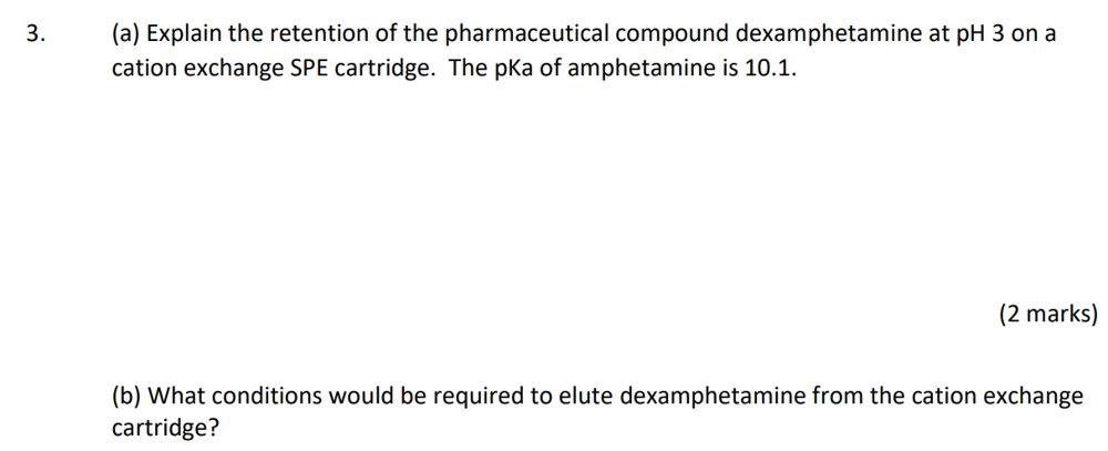 Solved (a) Explain the retention of the pharmaceutical | Chegg.com