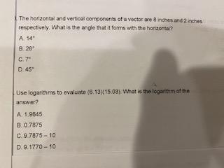 Solved The horizontal and vertical components of a vector | Chegg.com