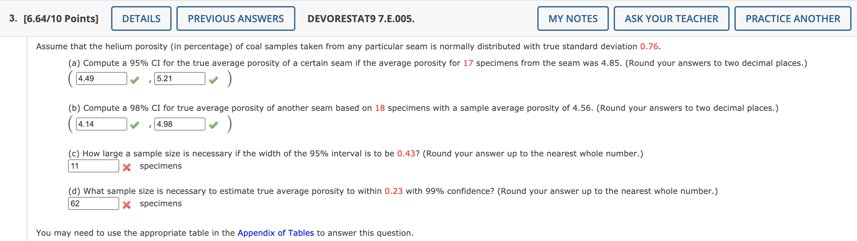 Solved 4. [0/10 Points] DETAILS PREVIOUS ANSWERS DEVORESTAT9 | Chegg.com