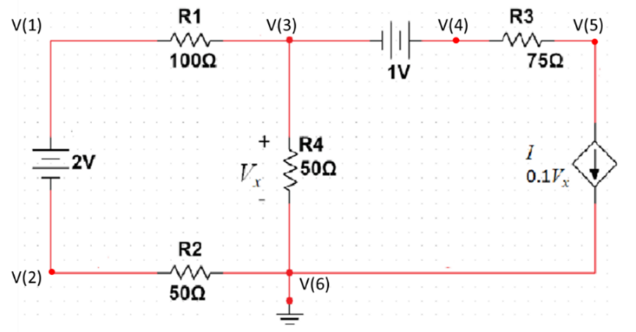 Solved Apply the node-voltage method to calculate the node | Chegg.com