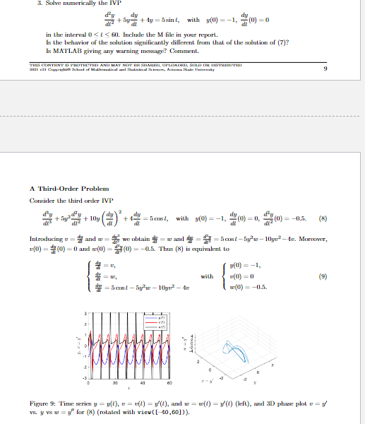 Solved 3. Solve: numerically the IVP' | Chegg.com