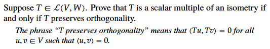 Solved Suppose T in L(V,W). ﻿Prove that T ﻿is a scalar | Chegg.com