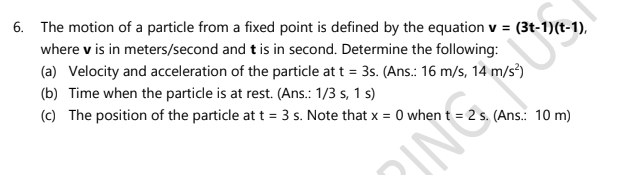 Solved 4. A particle is moving in the xy plane starting from | Chegg.com