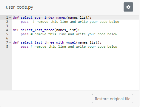 Solved List SlicingIn this question, you’ll learn about list | Chegg.com