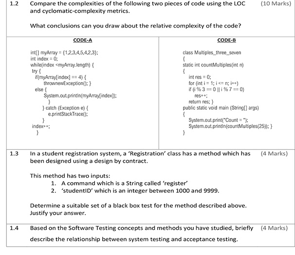 Solved Compare the complexities of the following two pieces | Chegg.com